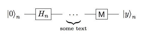 Braces Illegal Parameter Number Error Using Underbrace In Qcircuit