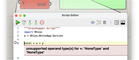 Rhino Script Component