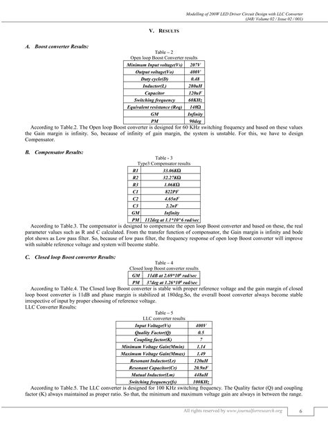 Modelling Of 200w Led Driver Circuit Design With Llc Converter Pdf
