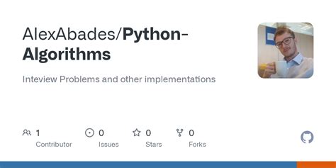 GitHub AlexAbades Python Algorithms Inteview Problems And Other Implementations