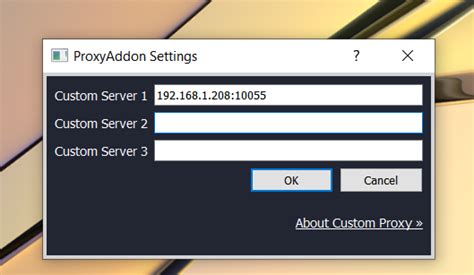 Custom Proxy Server Help Center