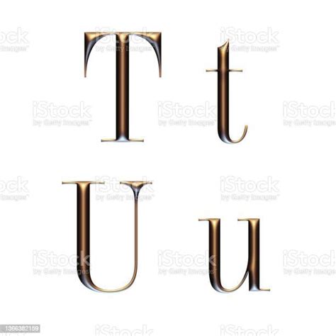 3d 알파벳 대문자 및 소문자 세리프 글꼴 황금 글자 3d 렌더링 0명에 대한 스톡 사진 및 기타 이미지 0명 3차원 형태 금 금속 Istock