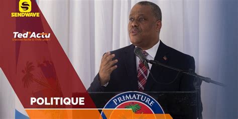 Le PM Garry Conille annonce le référendum pour février Ted Actu