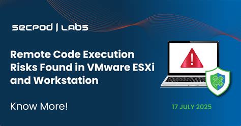 Remote Code Execution Risks Found In Vmware Esxi And Workstation