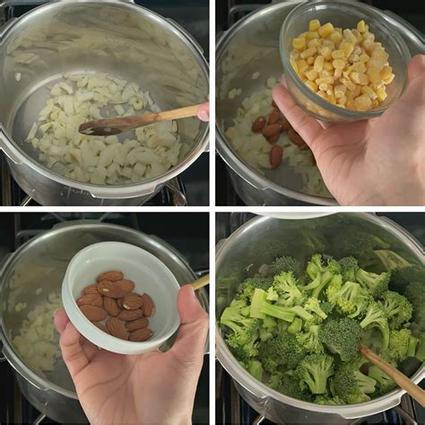 Creamy Broccoli Almond Soup
