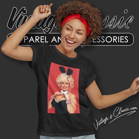 Dolly Parton Playboy Bunny Shirt Vintagenclassic Tee