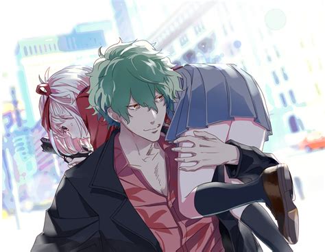 Nishikigi Chisato And Majima Lycoris Recoil Drawn By Hana Paku
