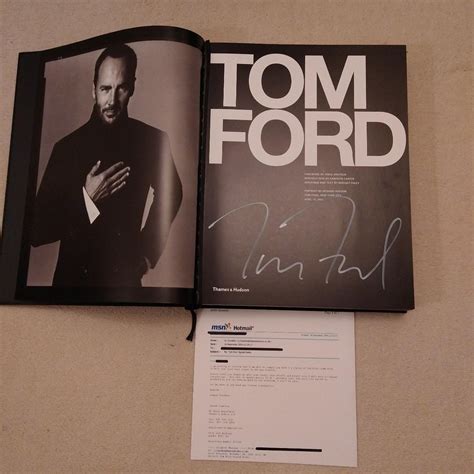 Signed First Edition Tom Ford Coffee Table Book With Depop