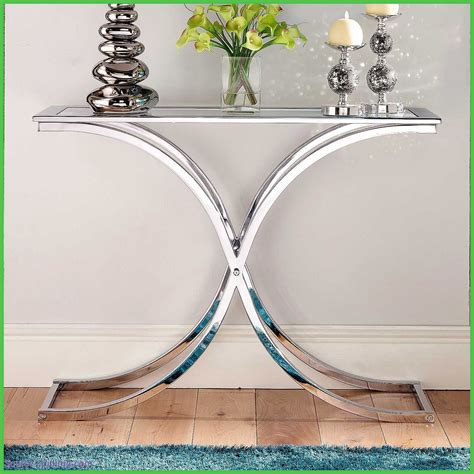 Glass And Chrome Console Designer Picks And Photos