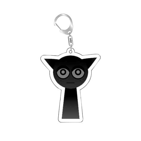 Incredibox Sprunki Plush Cute Cartoon Plant Character Keychain Durable