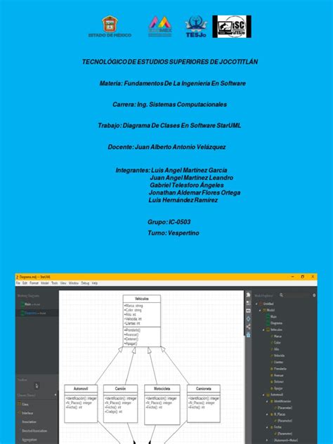 Diagrama De Clases En Software Staruml Pdf Pdf