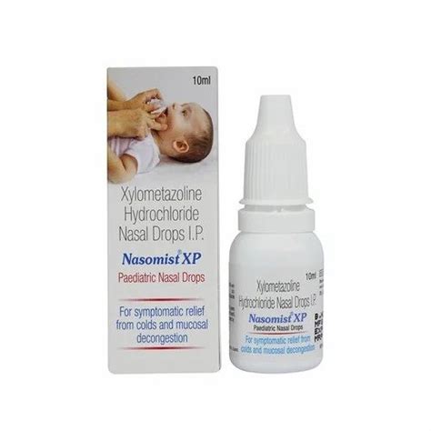 Xylometazoline Hydrochloride Nasal Drops Packaging Type Bottle 005