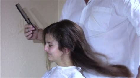 Blond Girl Forced Long To Short Haircut Pixiecut Haircut Hair Forcedhaircut Dry Haircut