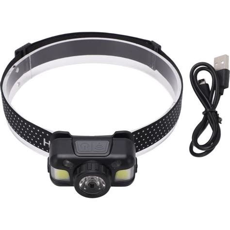 Lampe Frontale Rechargeable Haute Performance Phare Led Rechargeable Super Lumineux Capteur Fixe