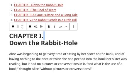 Toc Block Handle Newlines · Issue 41203 · Wordpressgutenberg · Github