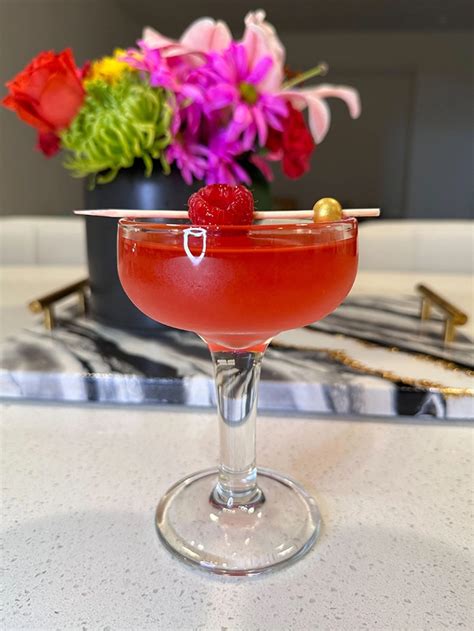 Romantic Refresher Red Raspberry Drink For Valentines Day Bliss