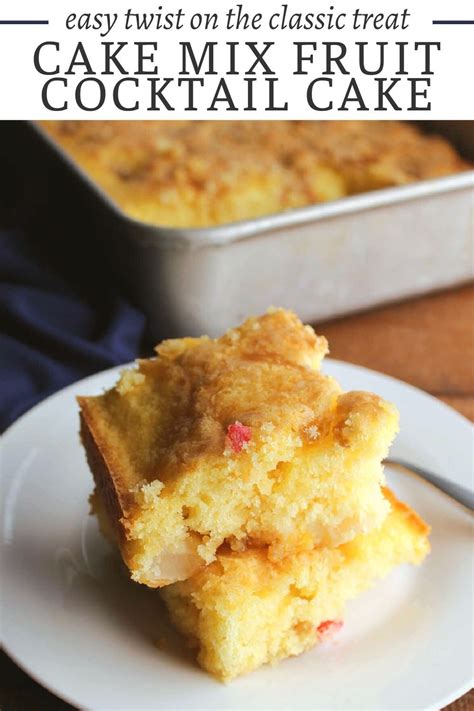 Easy Fruit Cocktail Cake Recipe