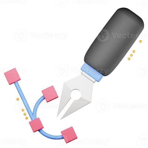 D Bezier Tool Graphic Design Illustration PNG