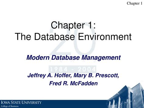 Ppt Chapter 1 The Database Environment Powerpoint Presentation Free
