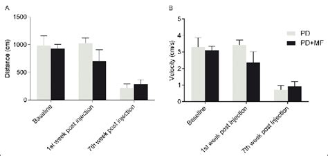 The Effect Of Mf On The Spontaneous Locomotor Activity A Distance