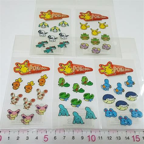 【中古】【未開封】ポケモンセンター シール 2003 ポケドール ジラーチ アブソル ボーマンダ ピカチュウ アチャモ キモリ ミズゴロウ 他