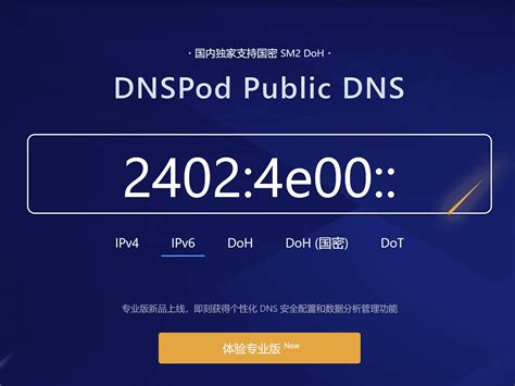 终于等到 DNSPod Public DNS 支持 iPv6 了 V2EX