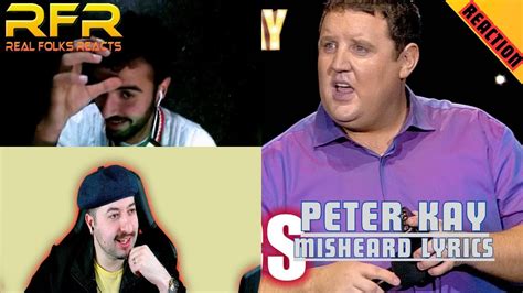 Misheard Lyrics Peter Kay The Tour That Didn T Tour Tour REACTION YouTube