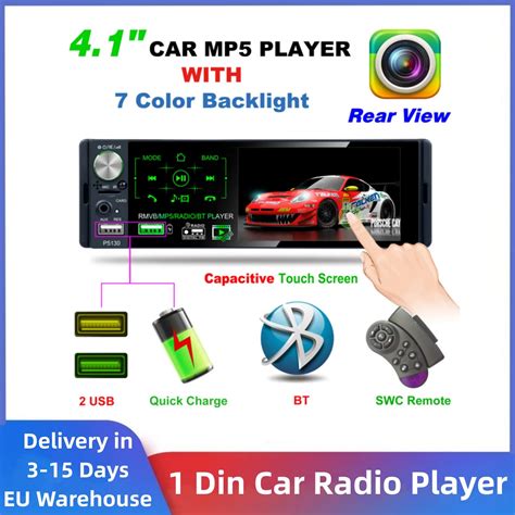 Reproductor Multimedia MP5 Para Coche Radio Con Pantalla T Ctil De 4 1 Pulgadas Audio Est