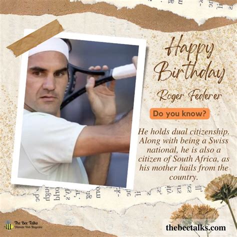 Rogerfederer Rogerfedererbirthday Birthdaywishes