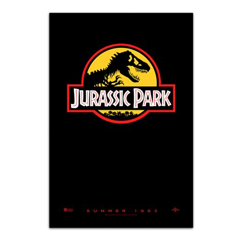 Jurassic Park Original Theatrical Teaser Poster Vice Press