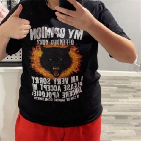 Ironic My Opinion Offended You Funny Shirt Offensive Shirt Funny