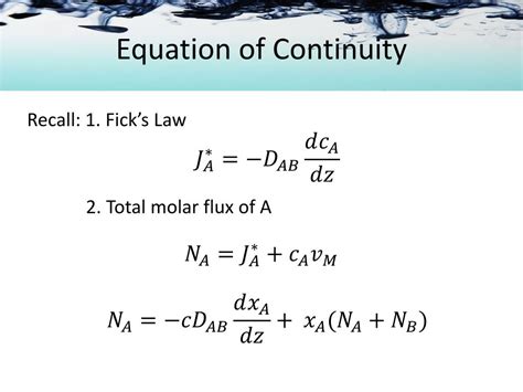 Ppt Equation Of Continuity Powerpoint Presentation Free Download Id 2567040