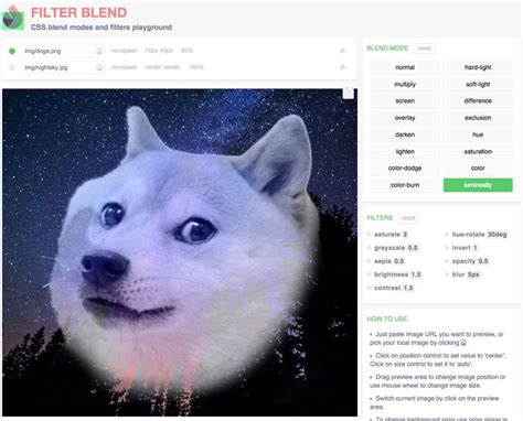 Css Blend Mode Tester Css Playground Blend