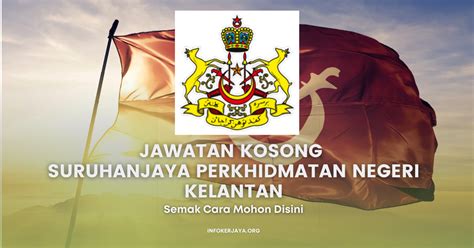 Jawatan Kosong Terkini Suruhanjaya Perkhidmatan Negeri Kelantan Spn