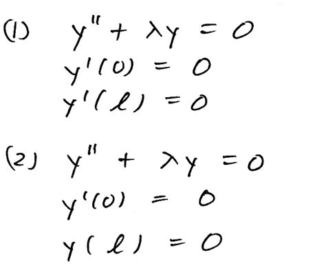 Solved Find The Eigenvalue And Eigenfunction Of Each Of The