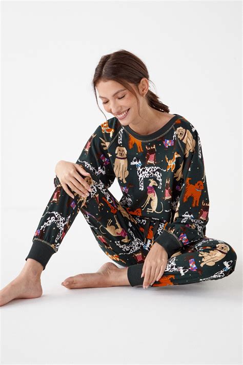 Buy Charcoal Grey Stars Cosy Supersoft Pyjama Set From The Next Uk