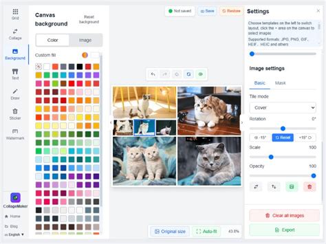 照片拼图制作器 免费在线拼图工具 Photo Collage Maker