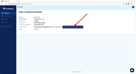 Cara Verifikasi Email Pemulihan