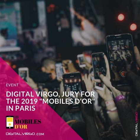 Digital Virgo Les Mobiles Dor 2019 Auront Lieu Le 12 Février à Paris
