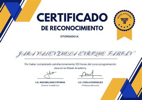 Certificado De Programación Java Pdf