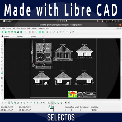 New Cad 2d Design Libre Program In A Usb Includes Pdfs Install User
