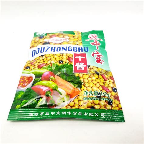 辽宁铁岭豆中宝干酱200g 4袋无蔗糖家乡味黄豆豆瓣酱农家酱调料 虎窝淘