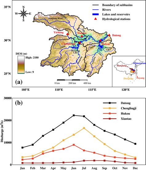 Location Of The Middle‐lower Reaches Of The Yangtze River Basin