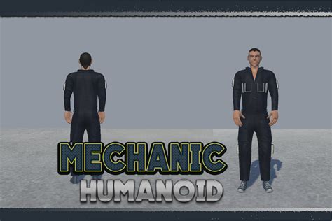 Mechanic Avatar 3D Humanoids Unity Asset Store