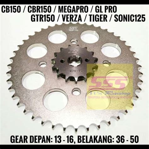 Promo Gearset Girset Sss Cb Tiger Sonic Megapro Gold Ro Oring