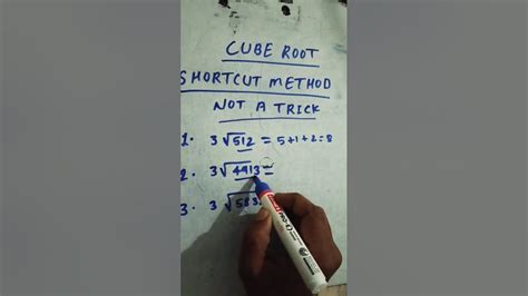 Cube Root Shortcut Method 👉 Youtube