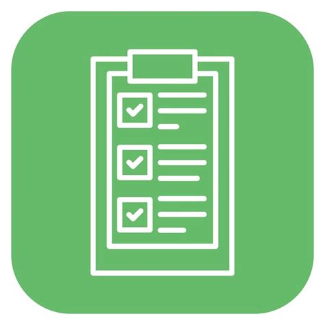 Premium Vector Checklist Vector Illustration
