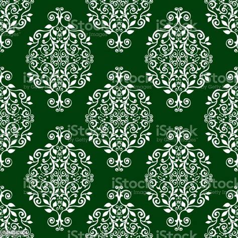 추상 꽃 Damask 원활한 패턴 벡터 일러스트 레이 션 클래식 스타일 패션 월페이퍼 섬유 포장 0명에 대한 스톡 벡터 아트 및
