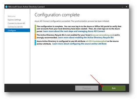 Syncing Your On Premise Users To Azure Active Directory Server Academy