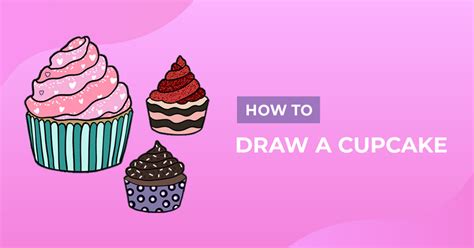How To Draw A Cupcake Design School